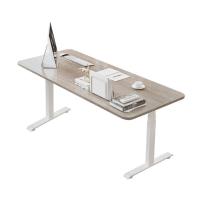 China 710mm Electric Height Adjustable Wooden Grain Stand Study Table for Small Computers for sale