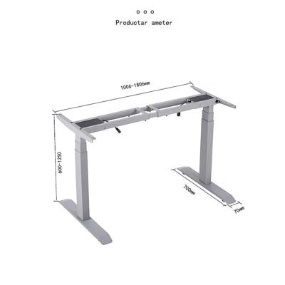 中国 供給者 60-72 インチ 録音スタジオテーブル 上下操作パネルとダブルモーター 販売のため