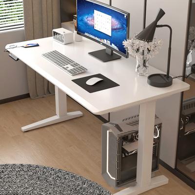 Cina Doppio motore Electric Up Lift Desk Personalizzato Libero Tempo Sedere e Stare in piedi Tavolo da ufficio con telaio colorato in vendita