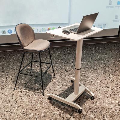 Cina Home Office Tavolo in piedi con regolazione pneumatica dell'altezza e finitura rustica vintage in vendita