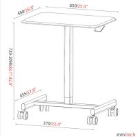 China Kid Computer Study Standing Table with Height Adjustable Pneumatic Desk in Zhejiang for sale