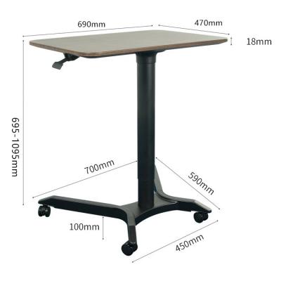 Cina Modern rustic marrone legno mobile pneumatico scrivania per lo studio scrivania personalizzata in vendita