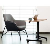 China Adjustable Black Wooden Computer Coffee Table for Movable Recording Studio Workstation for sale
