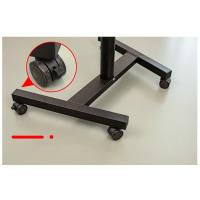 China Adjustable Black Wooden Computer Coffee Table for Movable Recording Studio Workstation for sale