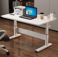 China Experience Comfort and Functionality with this Wooden Manual Height Adjustable Desk for sale