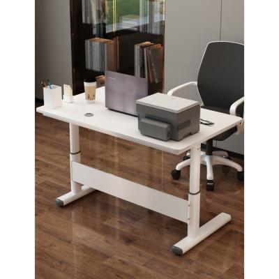 Cina Prova comfort e funzionalità con questa scrivania manuale in legno regolabile in altezza in vendita
