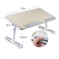 China Adjustable Height Mini Student Study Table White Manual Foldable Desk for Modern Homes for sale