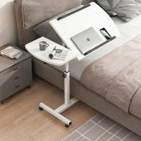 China Rustic Brown Custom Manual Foldable Sit Standing Desk with Height Adjustable Feature for sale