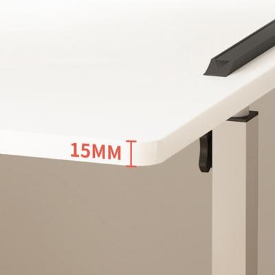 Cina Mobili da ufficio personalizzabili Tavolo mobile in legno bianco con regolazione manuale dell'altezza in vendita