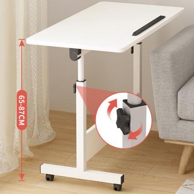 Cina Tavolo da scrivania in legno bianco per bambini, pieghevole e regolabile in altezza per l'ufficio domestico in vendita