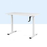 China 6ft 8ft Extra Large Long Coffee Manual Height Adjustable Table with Hand Crank for sale