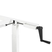China 6ft 8ft Extra Large Long Coffee Manual Height Adjustable Table with Hand Crank for sale