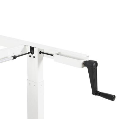Cina 6ft 8ft Extra Large Coffee Long Tavolo regolabile in altezza manuale con manubrio in vendita