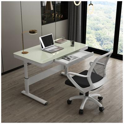 Cina Rustico marrone/bamboo/noce/nero/bianco scrivania di legno altezza manuale regolabile per la scuola in vendita