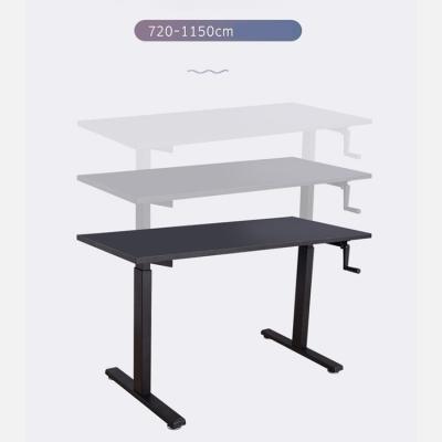 Cina Extra Large 6ft x 8ft Altezza manuale regolabile scrivania in legno in piedi con ufficio manuale in vendita