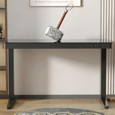 Cina Moderna scrivania in legno regolabile in altezza per direttori esecutivi in bianco e nero in vendita