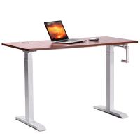 China SPCC Steel Frame Material Home Office Workstation Computer Sit Stand Table for School for sale