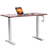 China SPCC Steel Frame Material Home Office Workstation Computer Sit Stand Table for School for sale