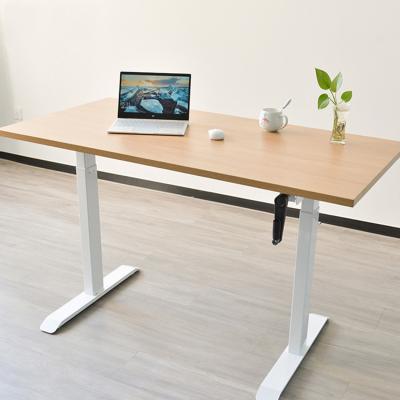 Cina Tavolo da caffè per computer in legno marrone regolabile in altezza per la stazione di lavoro dello studio di registrazione in vendita