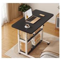 China Multifunctional PANEL Wood Style Mobile Height Adjustable Computer Desk with Storage for sale