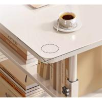 China Multifunctional PANEL Wood Style Mobile Height Adjustable Computer Desk with Storage for sale