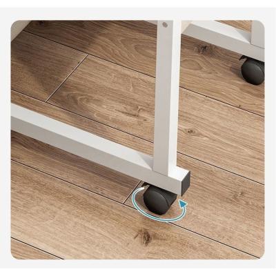 China Zwart/Zilver/Aangepast Frame Handmatig Hoogte Verstelbare Computer Sit Stand Tafel voor school Te koop