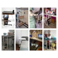 China Black/Silver/Custom Frame Manual Height Adjustable Computer Sit Stand Table for School for sale
