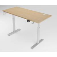 China Electric Height Adjustable Desk Custom Black Metal Extendable Book Table for Study for sale