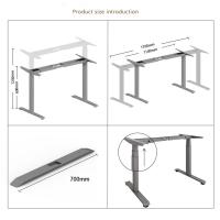 China Custom Design 5 Ft Electric Height Adjustable Tea Caffe Table for Office Workstation for sale