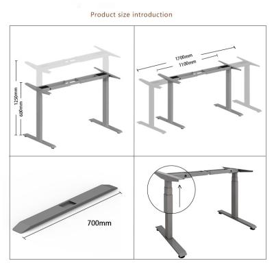Cina Moderno Design Home Office Workstation Computer Seduta Stand Tavolo con Colonna Intelligente in vendita