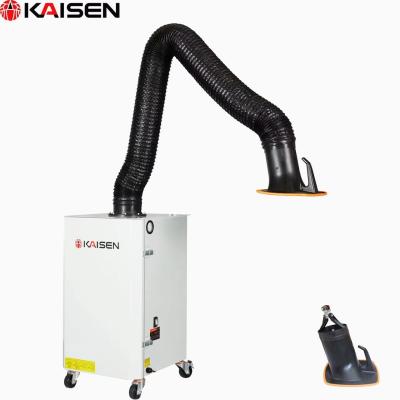 中国 HEPAのろ過材が付いている携帯用溶接発煙の抽出器の塵のクリーニング機械 販売のため