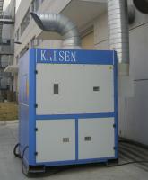 China Multi-station welding fume ventilation unit system with cleanable spark intercept net for sale