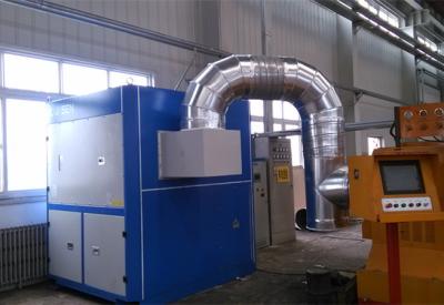 Cina Sistema a stazione multiple dell'unità di ventilazione del fumo di saldatura con la rete pulibile dell'intercettazione della scintilla in vendita