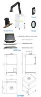 China Stable Welding Fume Extraction System Soldering High Filtration Efficiency for sale