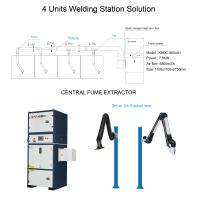 China Compact Structure Plasma Fume Extractor Central Fume Extractor Stable Performance for sale