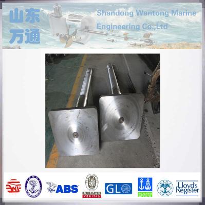 China Marine forged steel rudder pintle rudder stock for vessels for sale