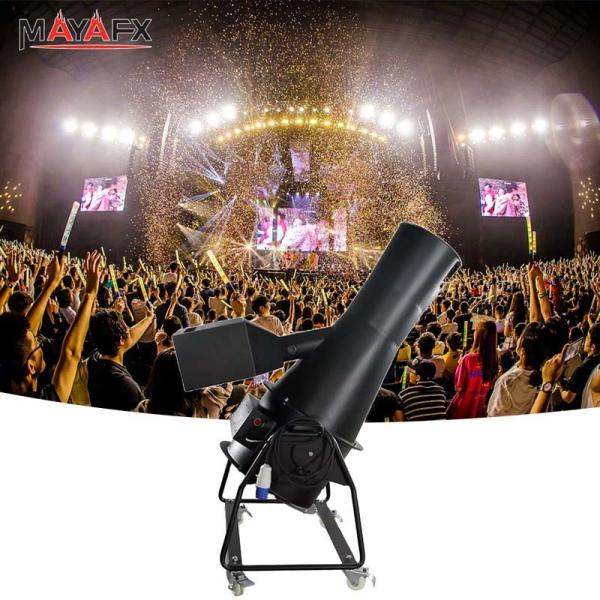 Quality 1000W Power Electric Fan Color Paper Machine with 8-12m  Height and Adjustable Spray Angle for Atmospheric Effects for sale