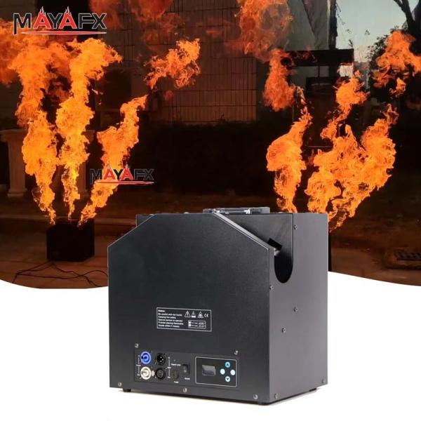 Quality Mini Triple Flame Machine with DMX512 Control and Triple-Nozzle Design for 1-3m Flame Height in DJ Shows for sale