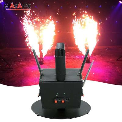 China Rotating Fireworks Console with 6-Cold-Firework Capacity, 360-Degree Rotation, and Wireless Remote Control for Professional Pyrotechnics for sale
