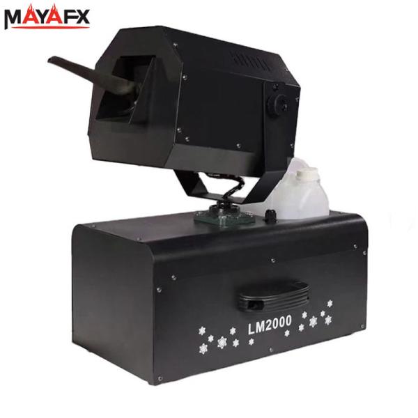 Quality 2000W Moving Head Snow Machine with 90° Angle and 5L Tank for DJ Events and Parties for sale