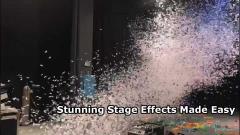 Powerful Double Outlets Super Confetti Snowstorm Paper Bizzard Sprayer Co2 Paper Blaster for Event