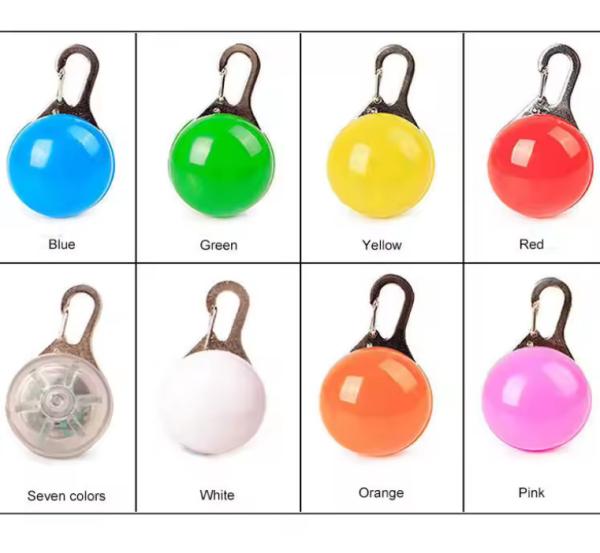 Quality Puppy LED Flashing Pet Collar Necklace Buckle Night Flashing Safety Lights For for sale