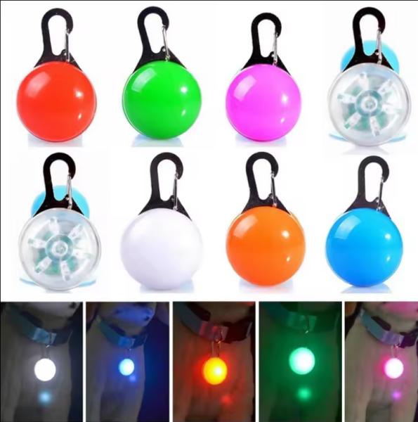 Quality Puppy LED Flashing Pet Collar Necklace Buckle Night Flashing Safety Lights For for sale
