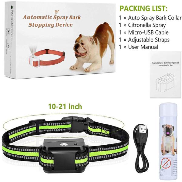 Quality Outdoor Remote Control Dog Training Collars Rechargeable Dog Bark Training for sale