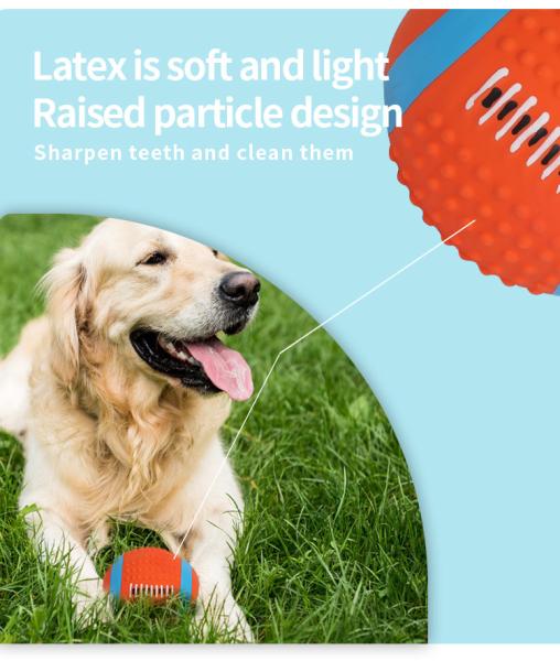 Quality Interactive Dog Chewing Toy Eco Friendly Latex Pet Squeak Bite Toys for sale