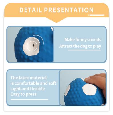 Quality Interactive Dog Chewing Toy Eco Friendly Latex Pet Squeak Bite Toys for sale