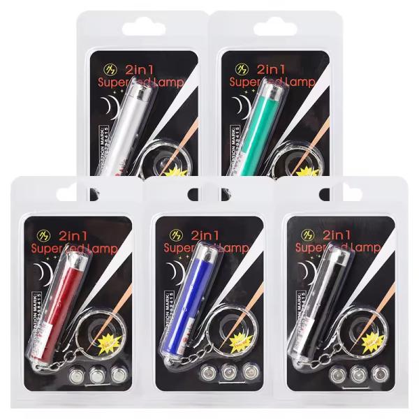 Quality Custom Electric Pet Toys Interactive Plastic LED Laser Pointer Cat Toy for sale