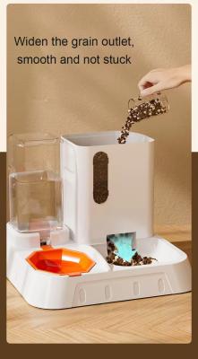 Quality Multi Functional Automatic 2 In 1 Pet Feeder And Water Dispenser Non Slip Eco for sale