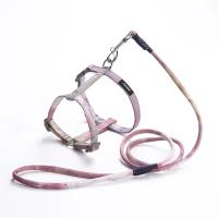 Quality Nylon Dog Collar Harness And Leash Set Adjustable Reflective Harness Pet Mesh for sale