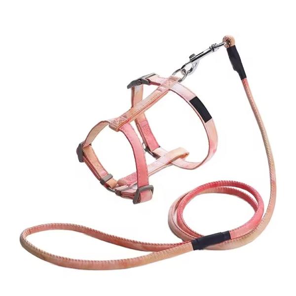Quality Nylon Dog Collar Harness And Leash Set Adjustable Reflective Harness Pet Mesh for sale